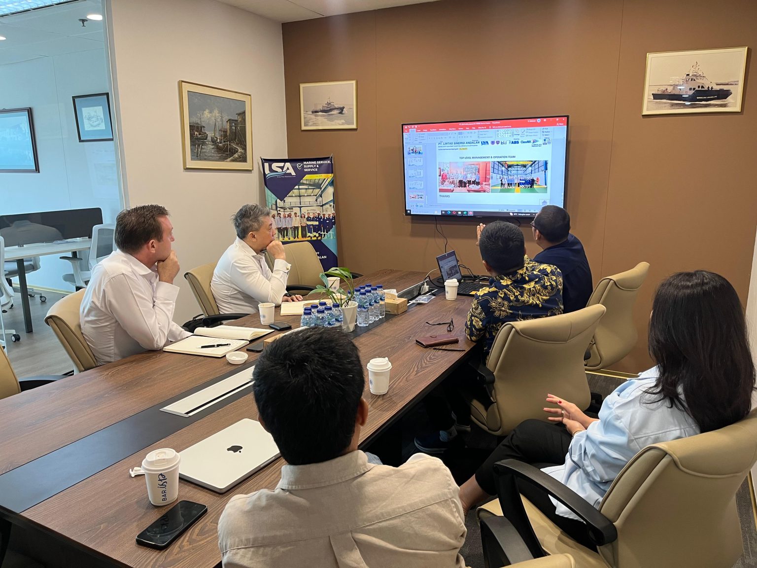 Viking Singapore leadership visit PT LSA’s service station to get ...